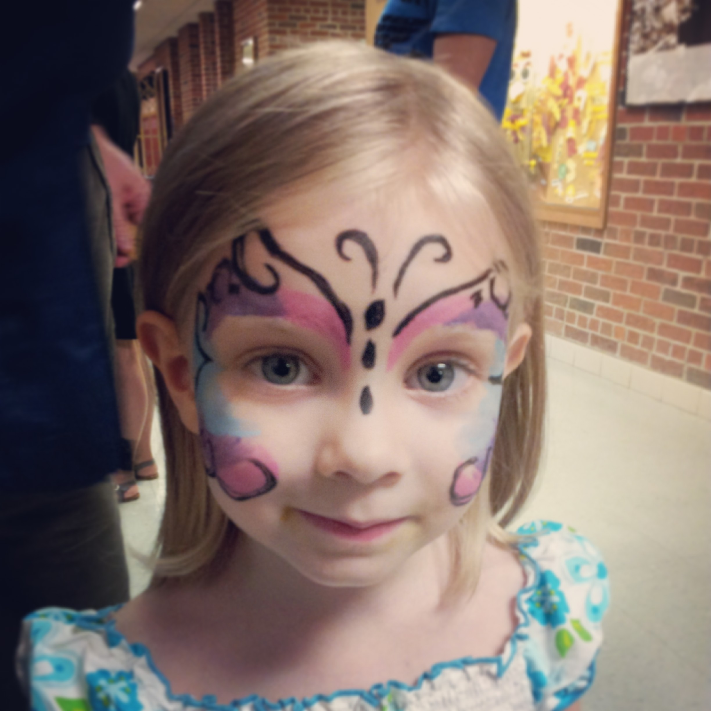 ww: butterfly facepaint @ the fun fair! – Mommablogsalot