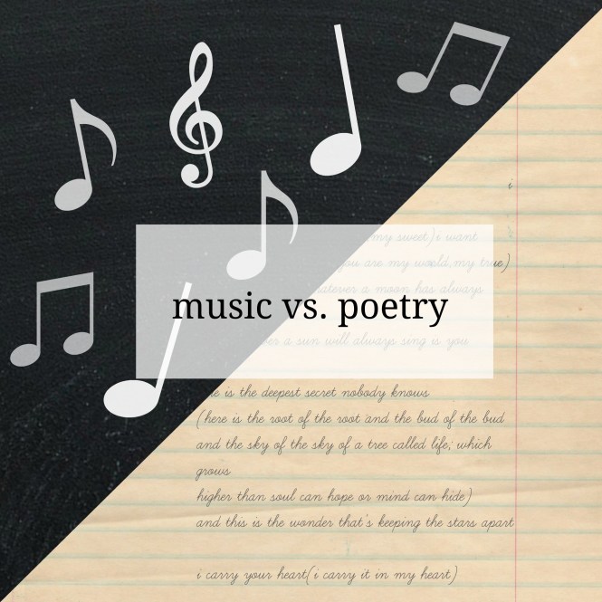 Music vs. Poetry. – Mommablogsalot